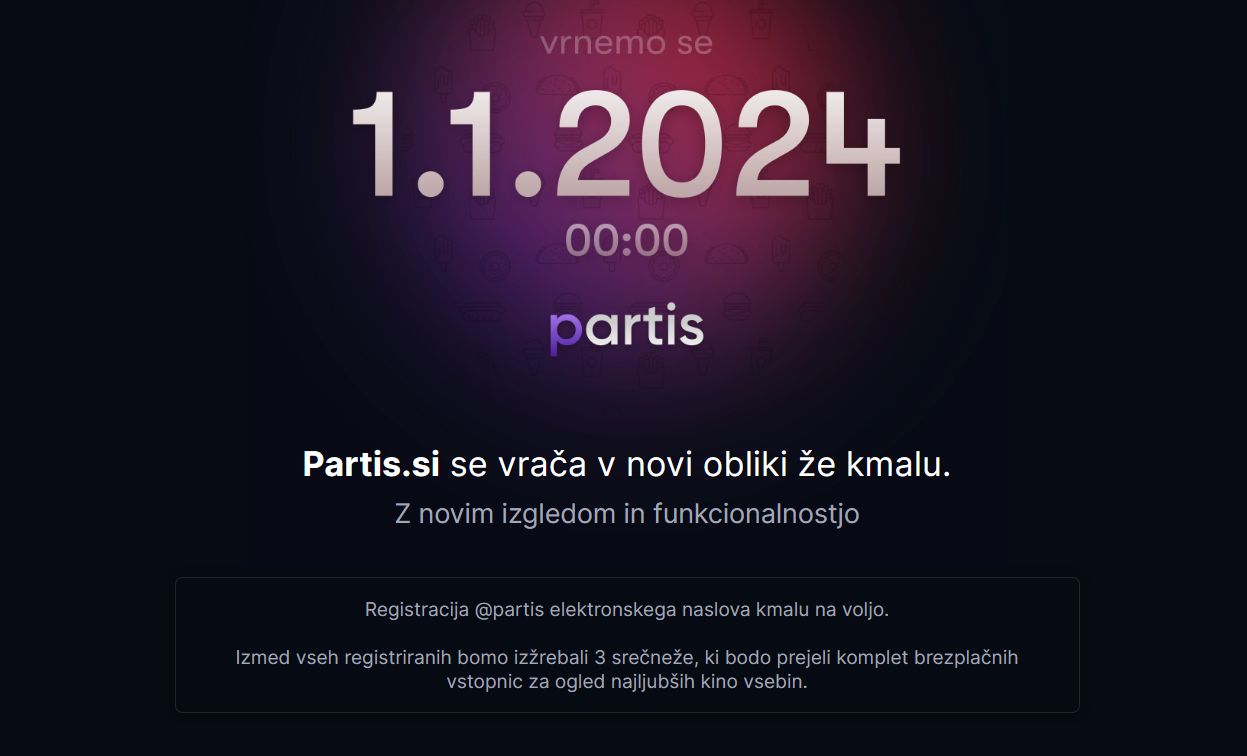 To pa je presenečenje: Partis.si se vrača? - NaDlani.si