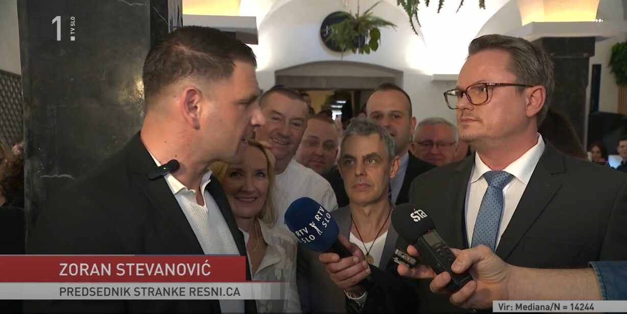 Zoran Stevanović za TV Slovenija: "To se še ni zgodilo. Sam sem vzel ...
